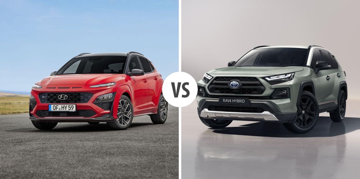 Hyundai Kona VS Toyota RAV4 – Vergleiche Preise, Leistung, Kofferraum & Ausstattungen | AUTOGOTT.AT