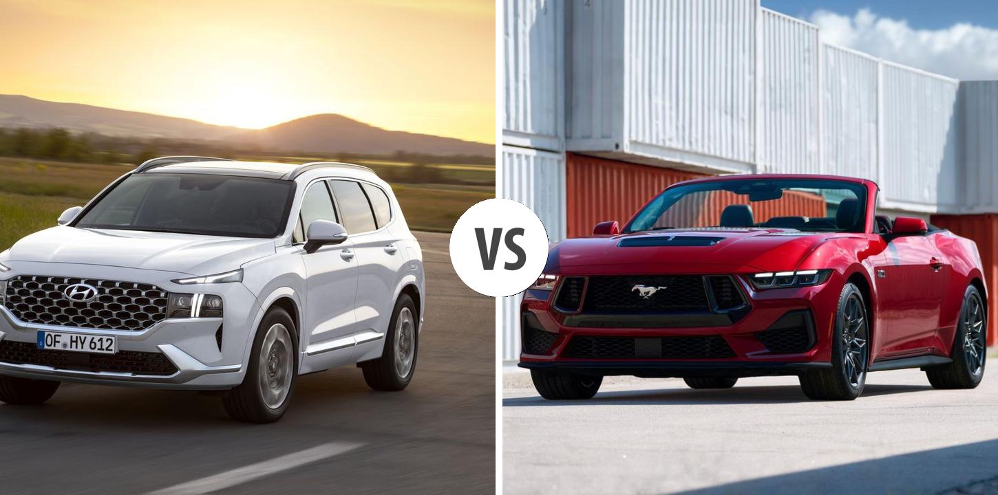 Hyundai Santa Fe VS Ford Mustang Convertible – Vergleiche Preise ...