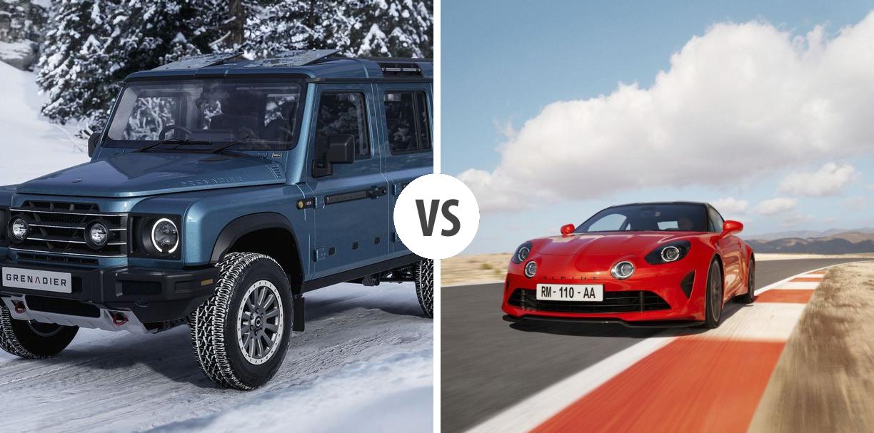 INEOS Grenadier VS Alpine A110 – Vergleiche Preise, Leistung ...