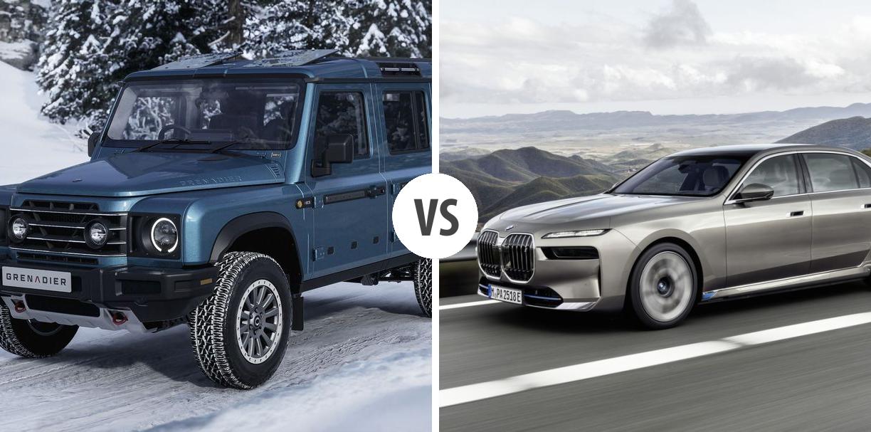 INEOS Grenadier VS BMW i7 – Vergleiche Preise, Leistung, Kofferraum ...