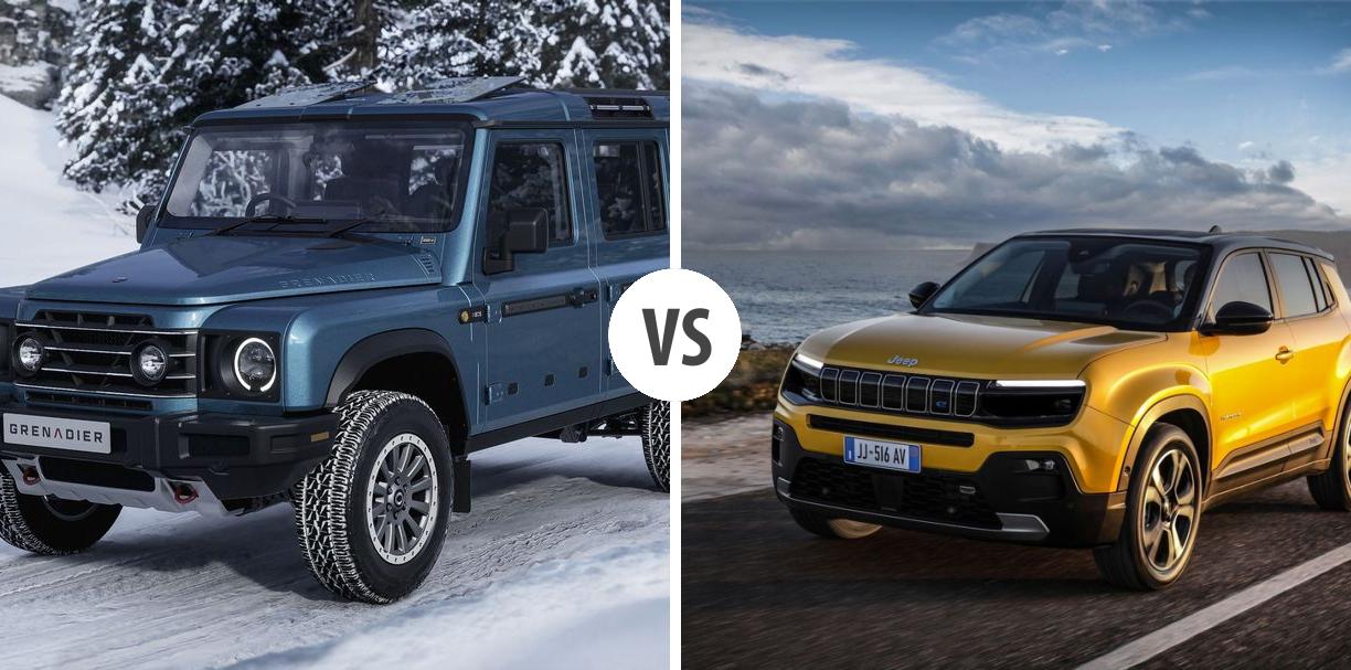 INEOS Grenadier VS Jeep Avenger Electric Autovergleich | AUTOGOTT.AT