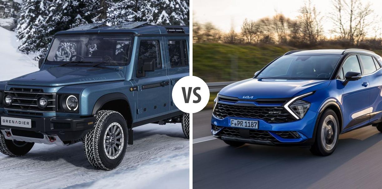INEOS Grenadier VS KIA Sportage – Vergleiche Preise, Leistung ...