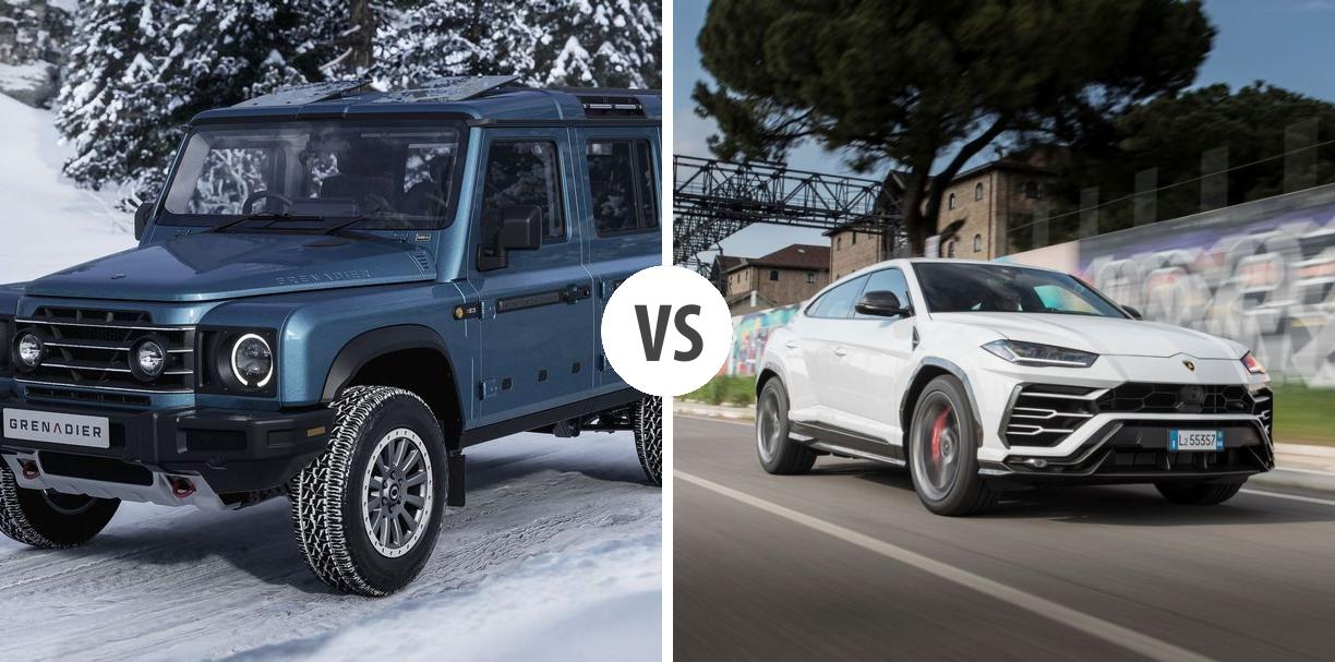 INEOS Grenadier VS Lamborghini Urus – Vergleiche Preise, Leistung ...