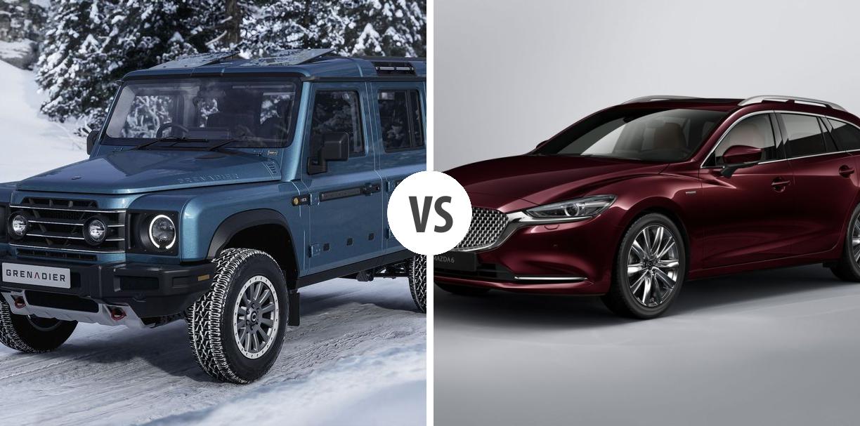 INEOS Grenadier VS Mazda 6 Kombi Autovergleich | AUTOGOTT.AT