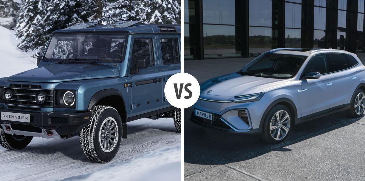 INEOS Grenadier VS MG Marvel R – Vergleiche Preise, Leistung ...