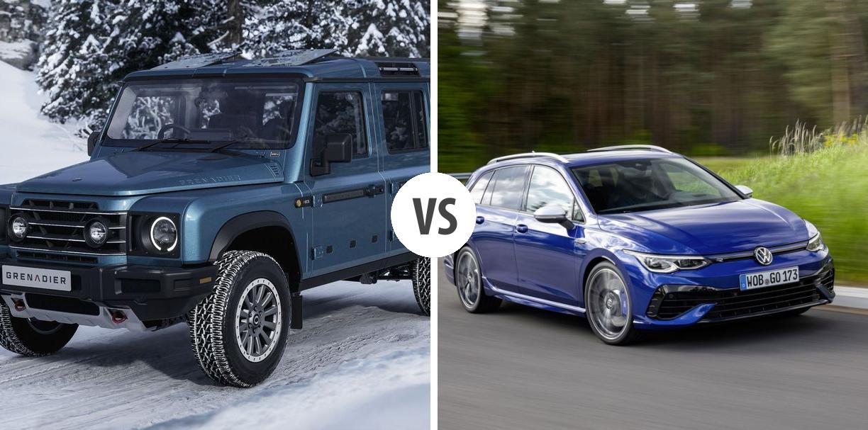 INEOS Grenadier VS Volkswagen Golf Variant – Vergleiche Preise ...