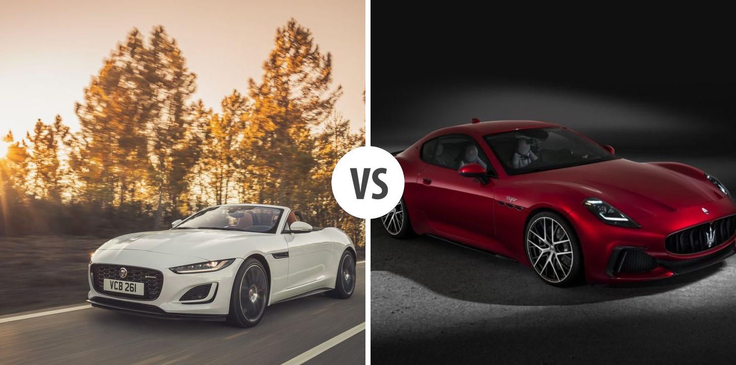 Jaguar F-Type Cabriolet VS Maserati GranTurismo Autovergleich | AUTOGOTT.AT