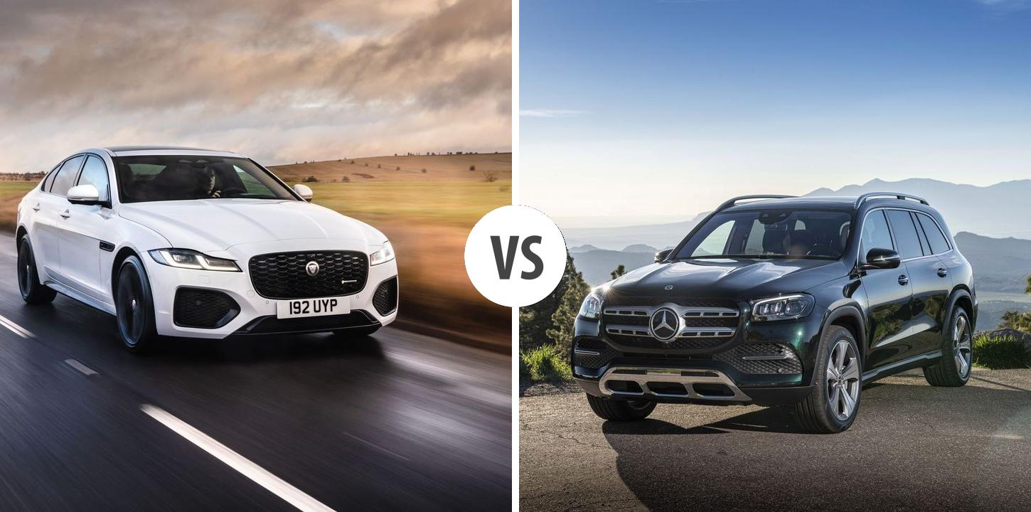 Jaguar XF VS Mercedes GLS Autovergleich | AUTOGOTT.AT