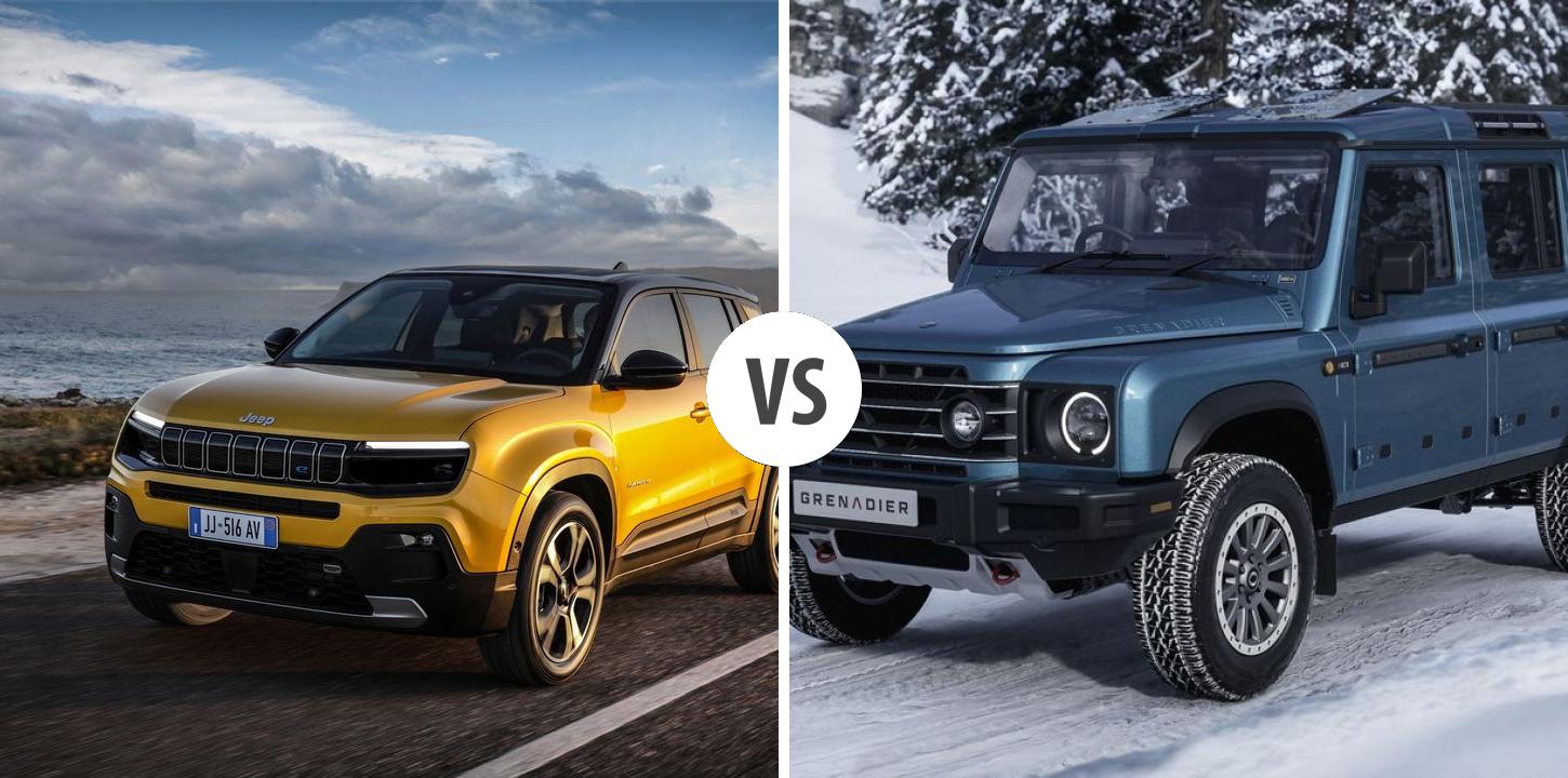 Jeep Avenger Electric VS INEOS Grenadier – Vergleiche Preise, Leistung ...