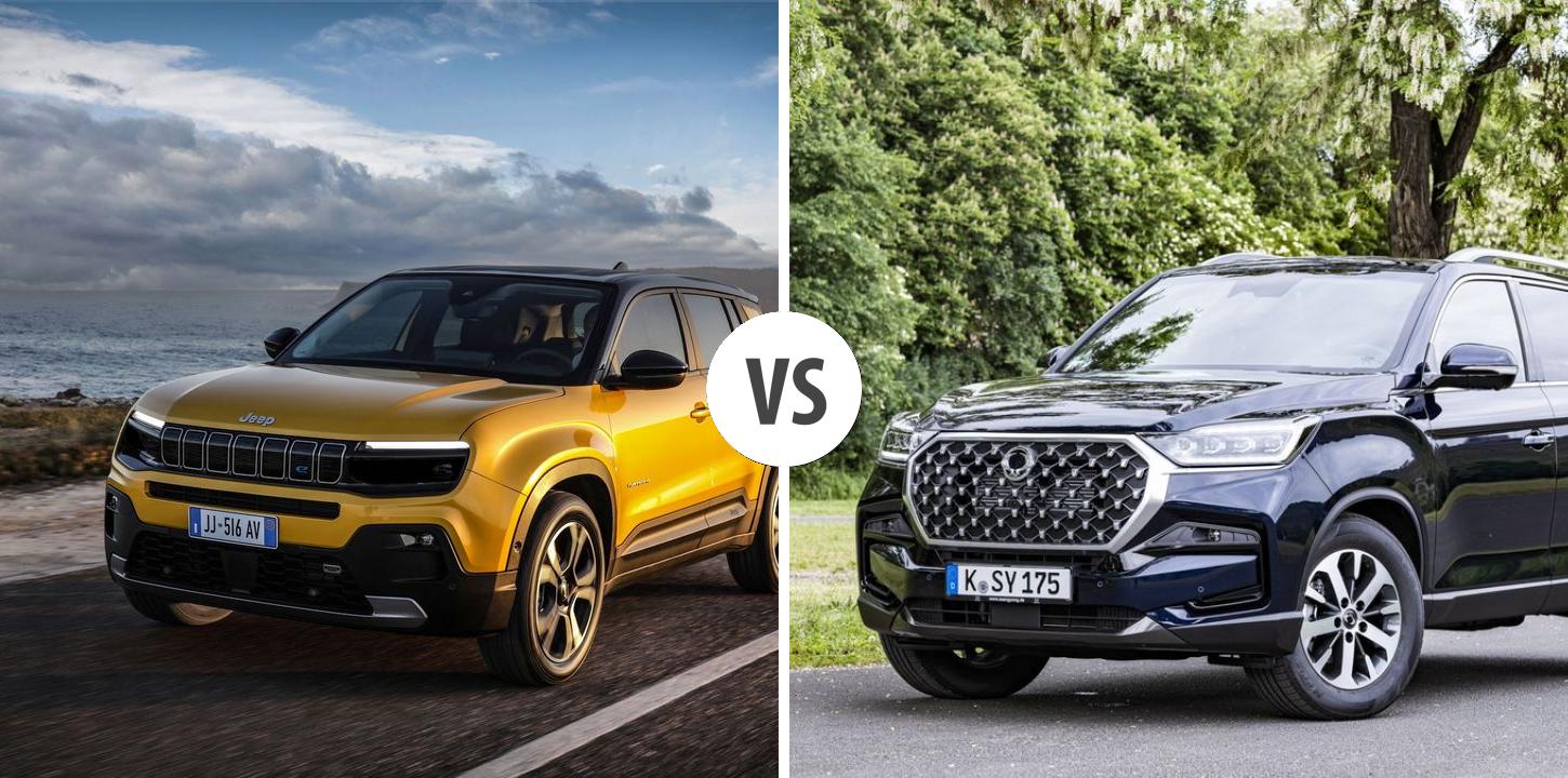 Jeep Avenger Electric VS Ssangyong Rexton (bis 2025) – Vergleiche ...