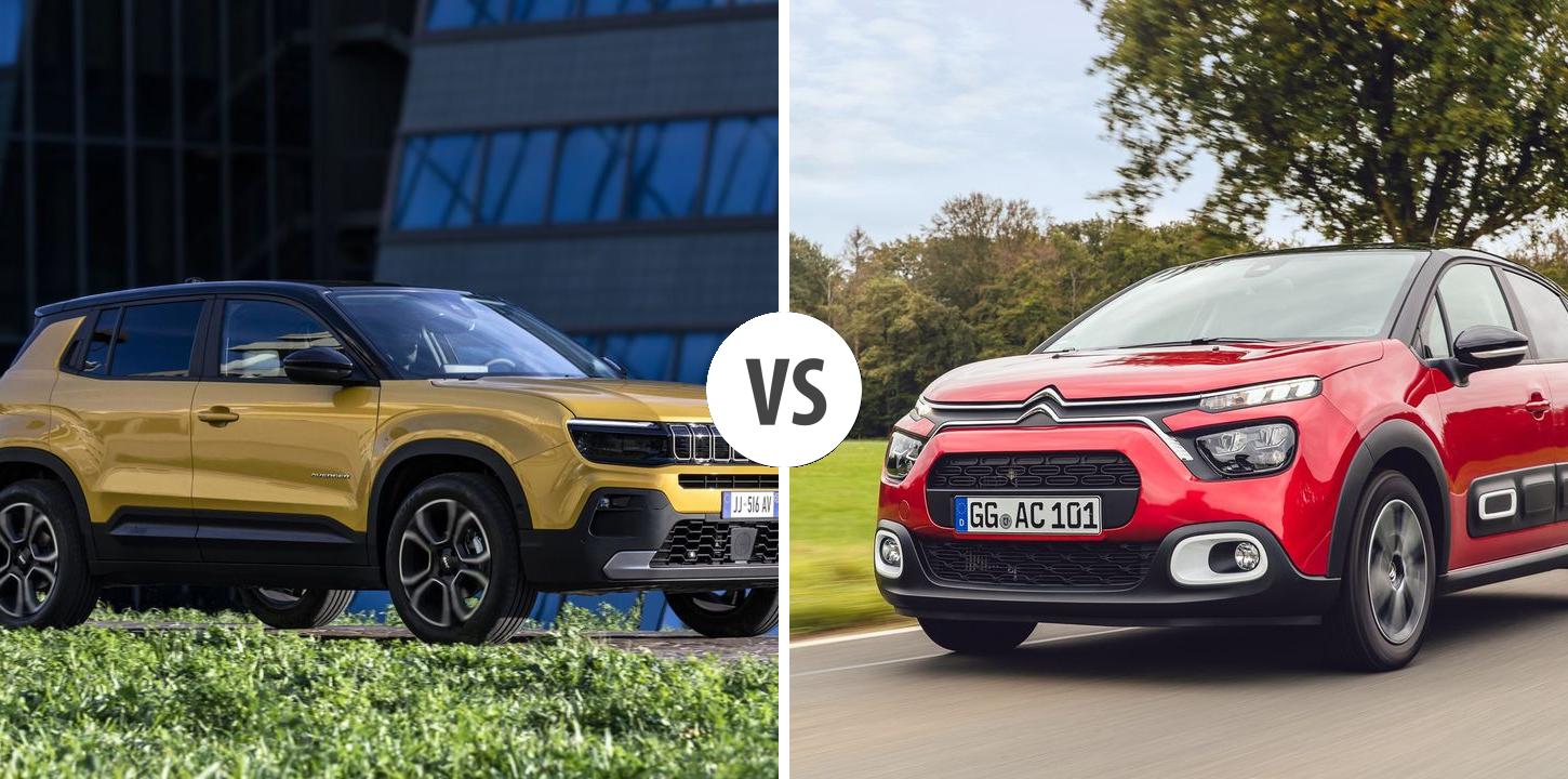 Jeep Avenger VS Citroën C3 Autovergleich | AUTOGOTT.AT