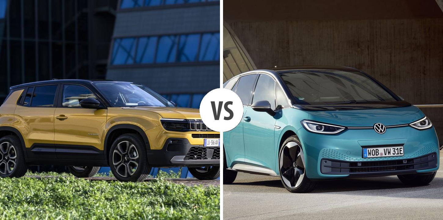 Jeep Avenger VS Volkswagen ID.3 – Vergleiche Preise, Leistung ...