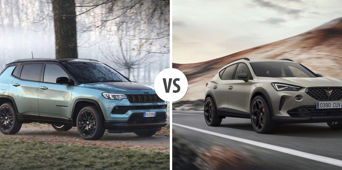 Jeep Compass VS CUPRA Formentor Autovergleich | AUTOGOTT.AT