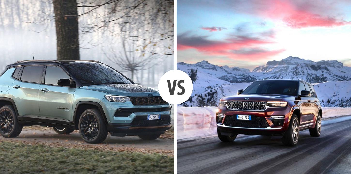Jeep Compass VS Jeep Grand Cherokee – Vergleiche Preise, Leistung ...