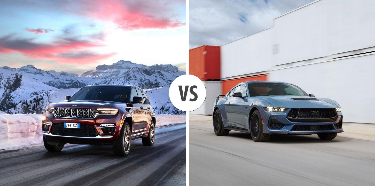 Jeep Grand Cherokee VS Ford Mustang Fastback Autovergleich | AUTOGOTT.AT
