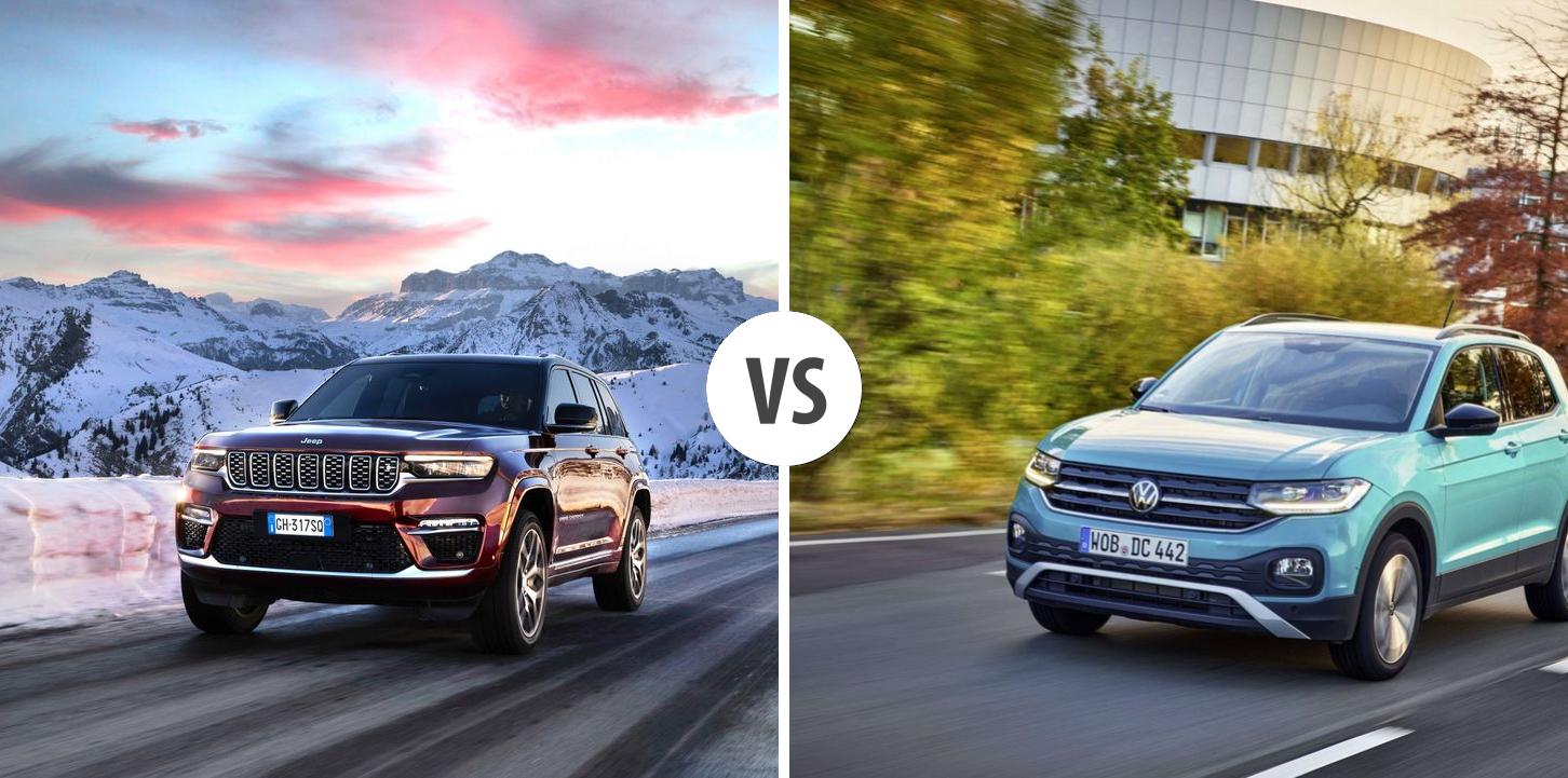 Jeep Grand Cherokee VS Volkswagen T-Cross – Vergleiche Preise, Leistung ...
