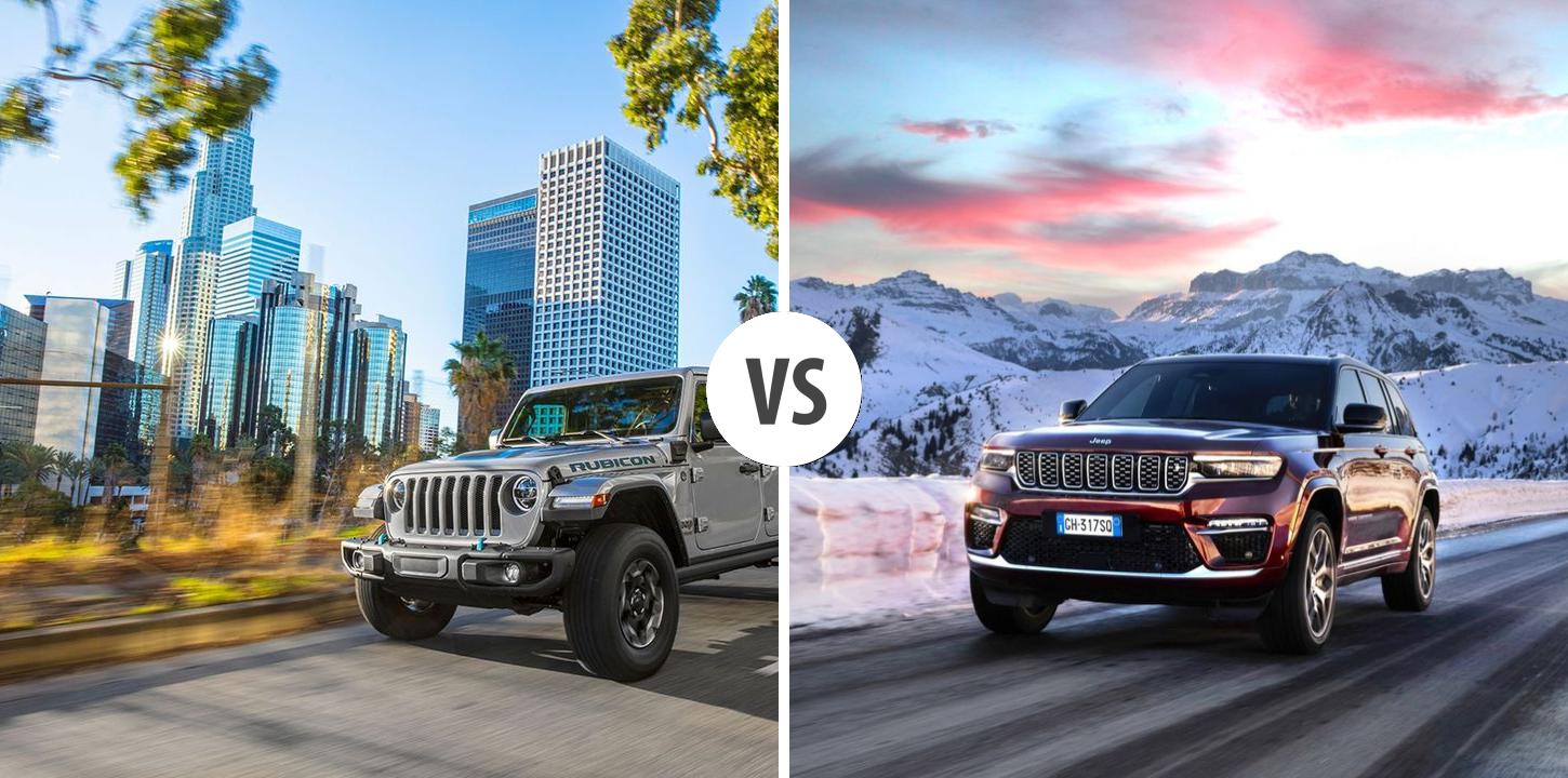 Jeep Wrangler VS Jeep Grand Cherokee – Vergleiche Preise, Leistung ...