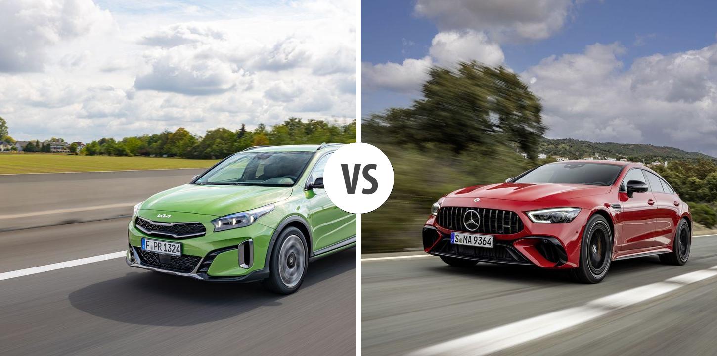 KIA XCeed VS Mercedes AMG GT 4-Türer Coupé – Vergleiche Preise ...