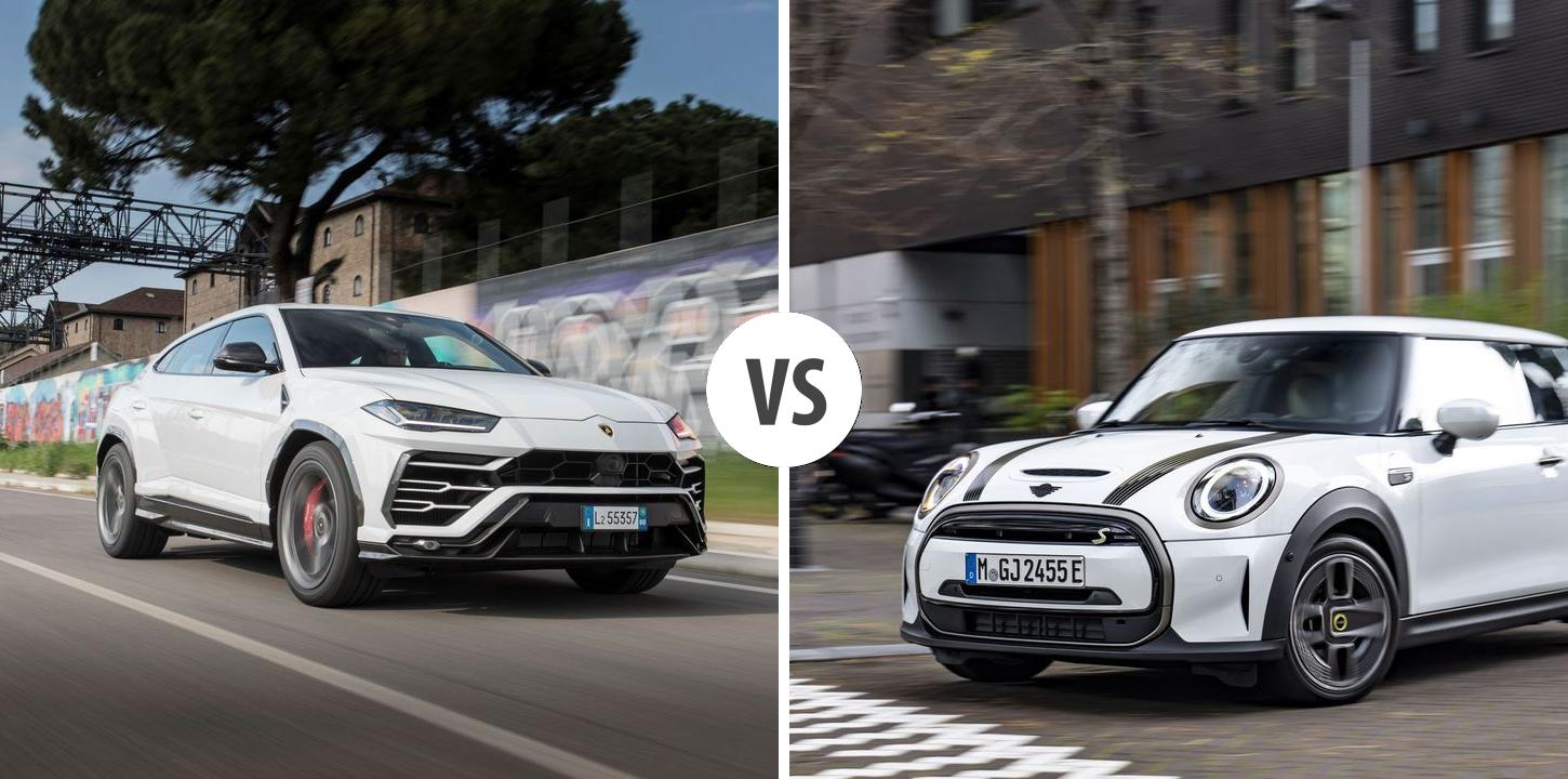 Lamborghini Urus VS Mini Cooper Electric – Vergleiche Preise, Leistung ...