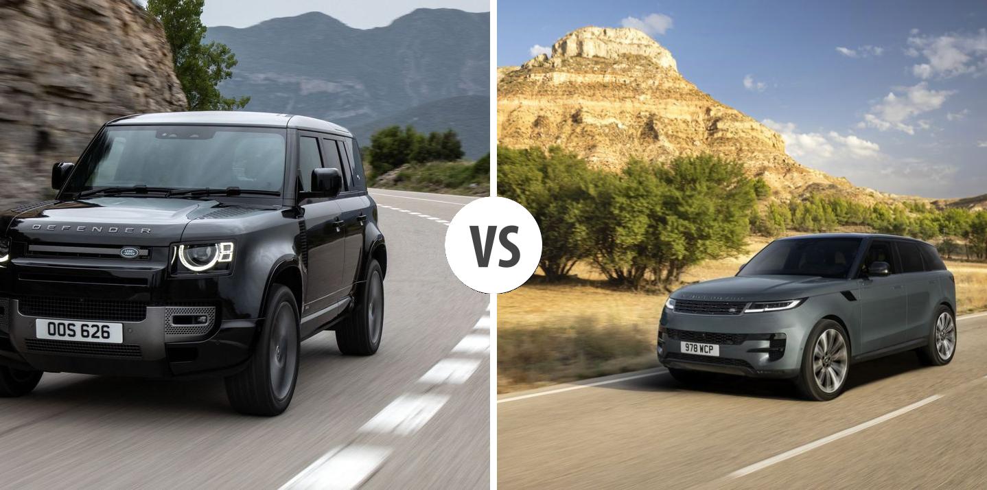 Land Rover Defender VS Land Rover Range Rover Sport – Vergleiche Preise ...