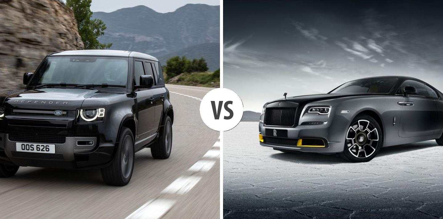 Land Rover Defender VS Rolls-Royce Wraith (bis 2025) – Vergleiche ...
