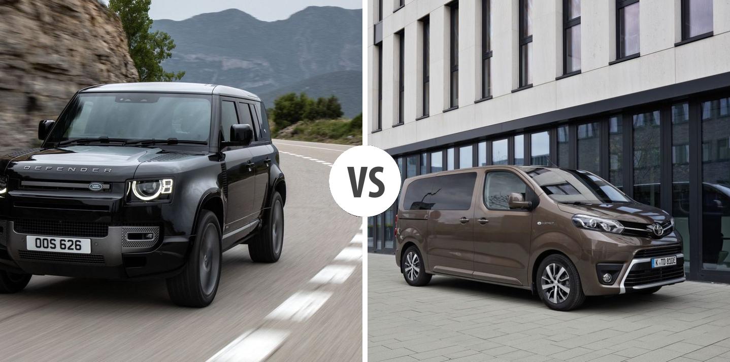 Land Rover Defender VS Toyota Proace Verso – Vergleiche Preise ...