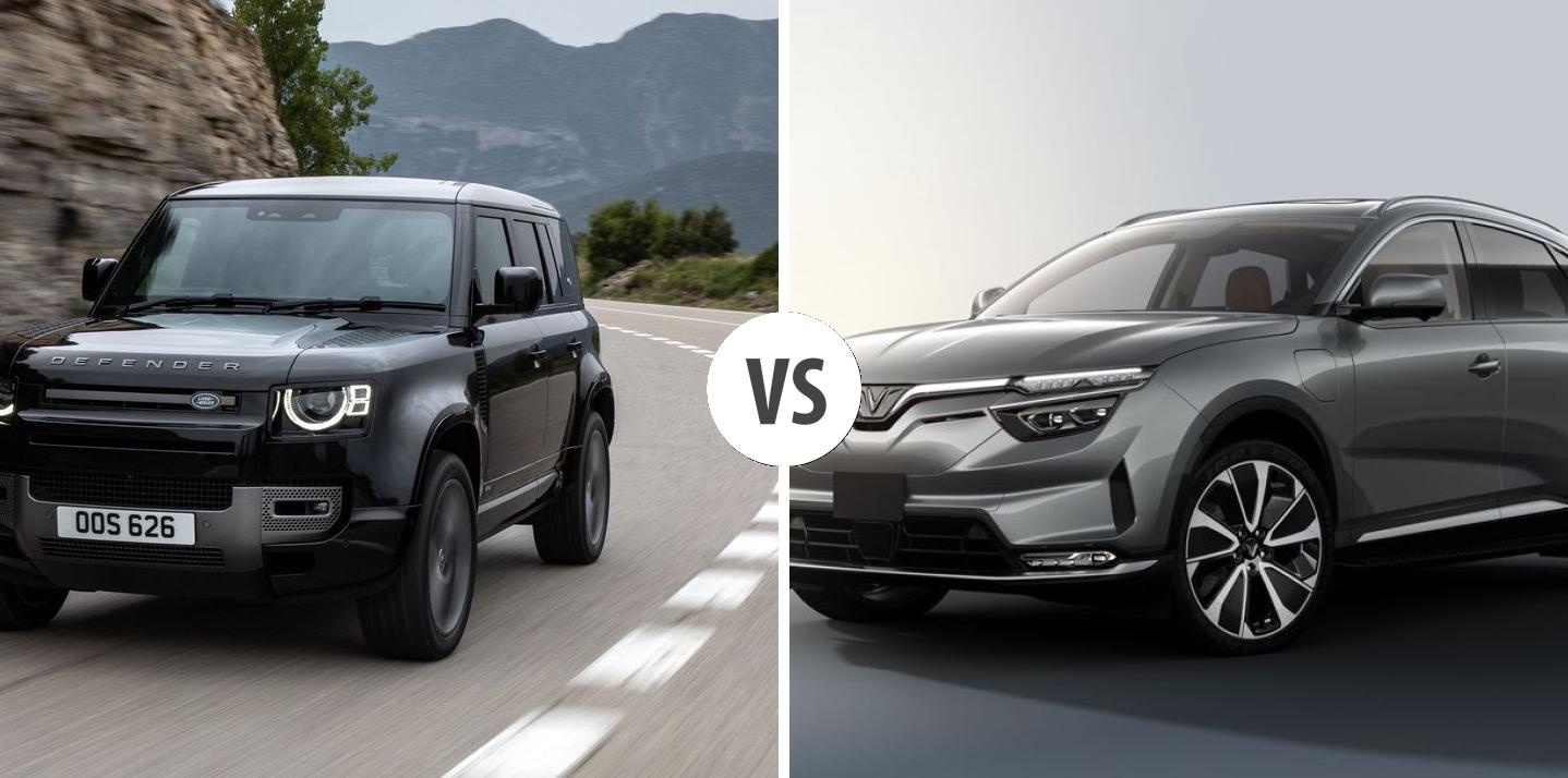 Land Rover Defender VS VinFast VF 8 Autovergleich | AUTOGOTT.AT
