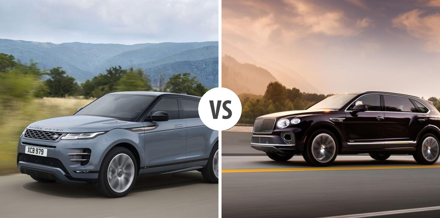 Land Rover Range Rover Evoque VS Bentley Bentayga EWB (bis 2025 ...