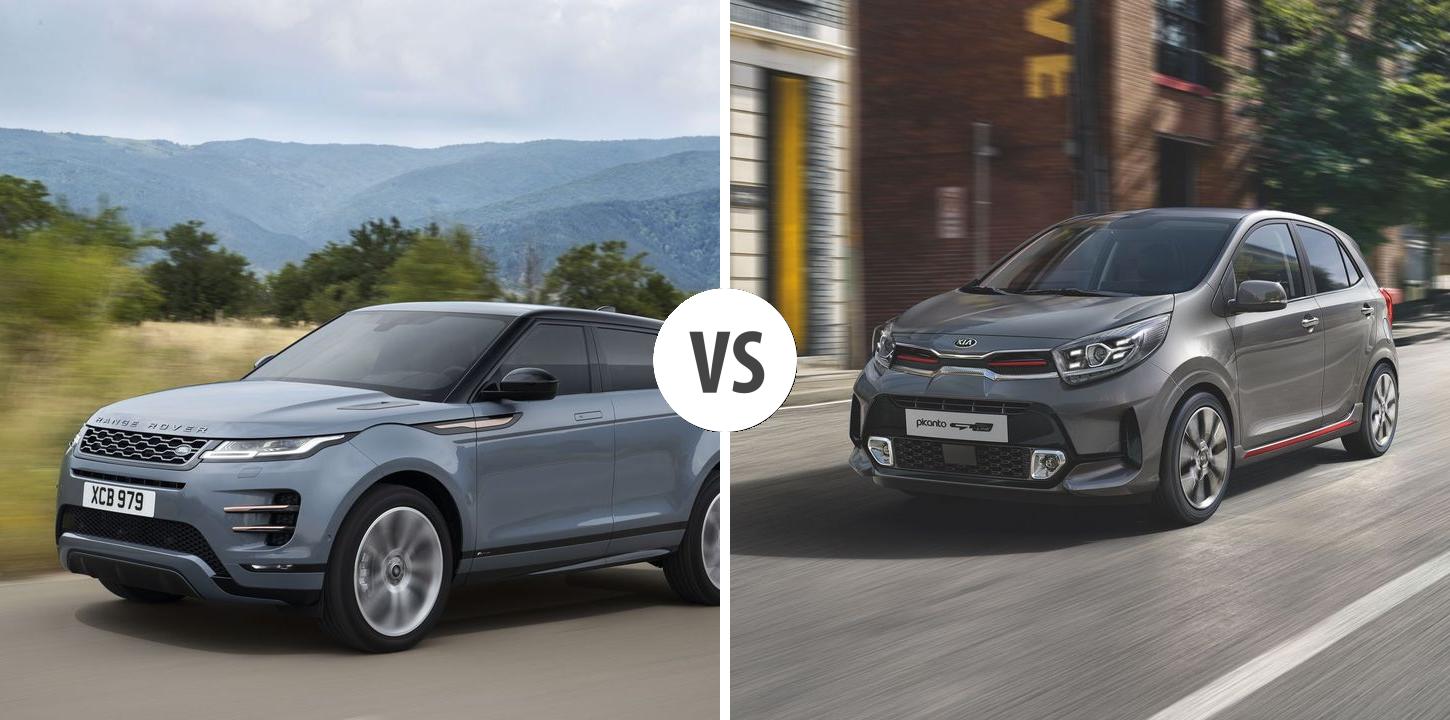 Land Rover Range Rover Evoque VS KIA Picanto – Vergleiche Preise ...
