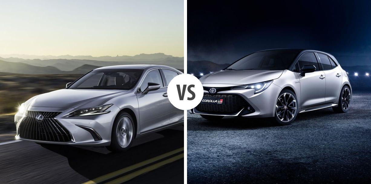 Lexus ES VS Toyota Corolla – Vergleiche Preise, Leistung, Kofferraum ...