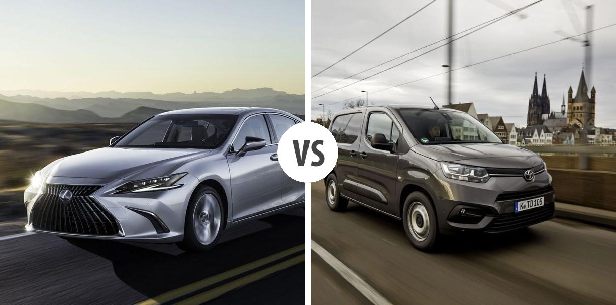 Lexus ES VS Toyota Proace City Verso L1 Elektro Autovergleich | AUTOGOTT.AT