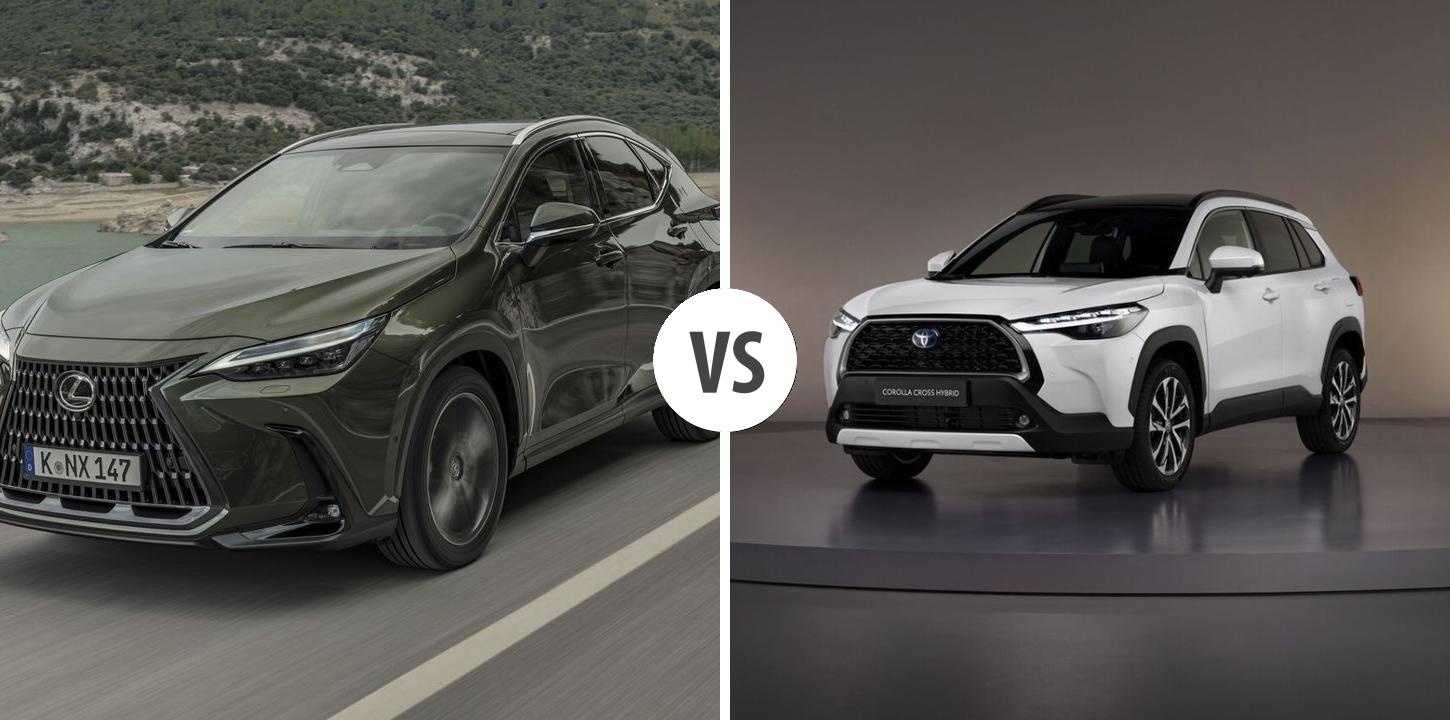 Lexus NX VS Toyota Corolla Cross Autovergleich | AUTOGOTT.AT