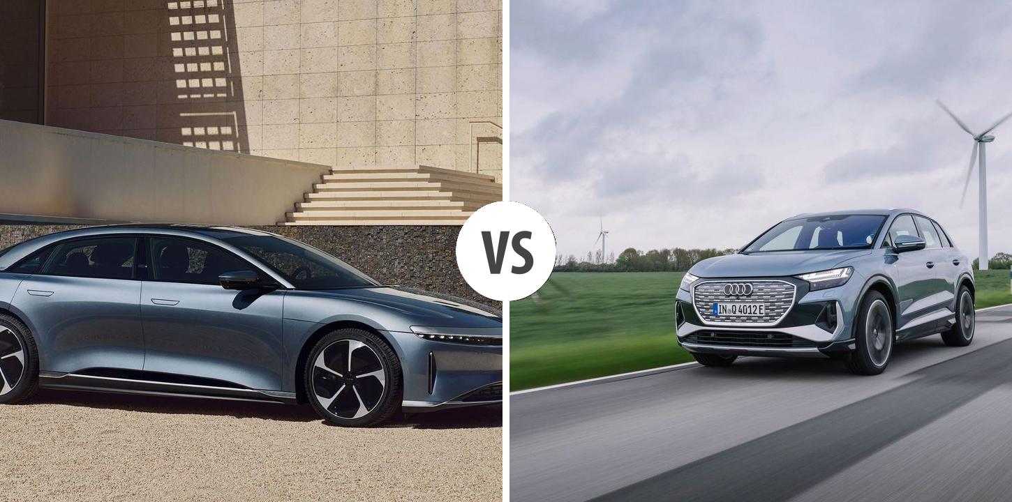 Lucid Air VS Audi Q4 e-tron – Vergleiche Preise, Leistung, Kofferraum ...