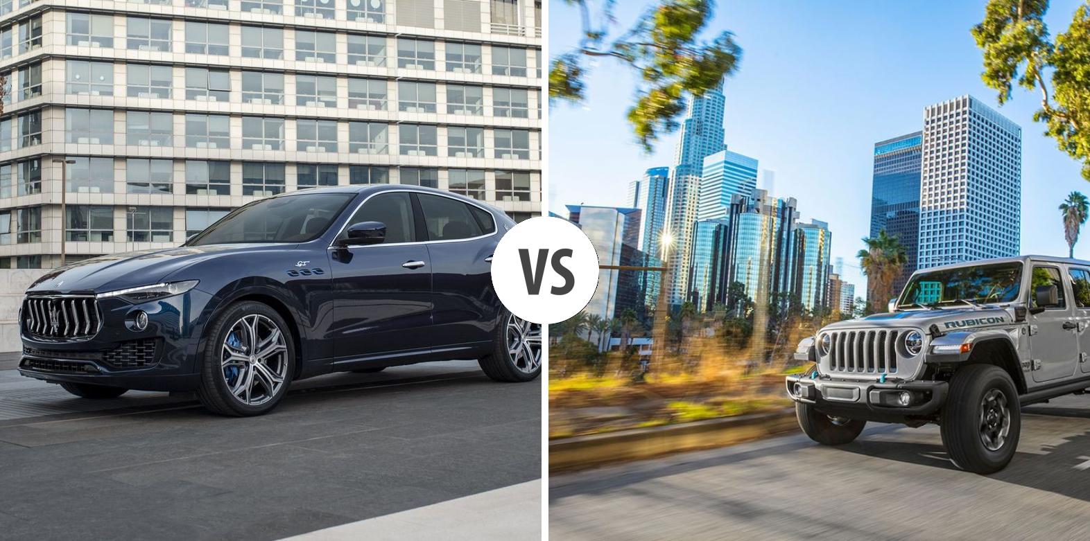 Maserati Levante VS Jeep Wrangler – Vergleiche Preise, Leistung ...