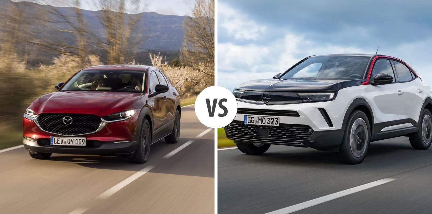 Mazda CX-30 VS Opel Mokka – Vergleiche Preise, Leistung, Kofferraum ...