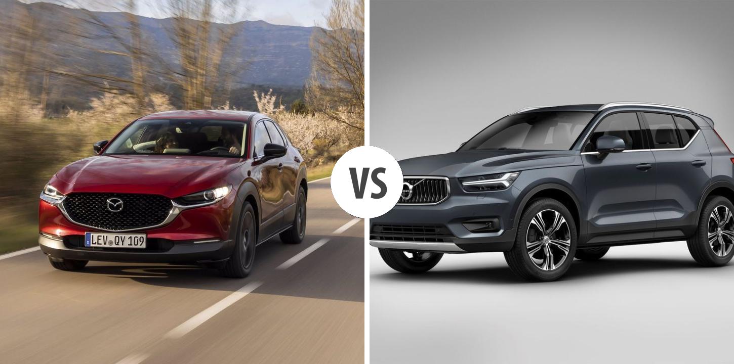Mazda CX-30 VS Volvo XC40 – Vergleiche Preise, Leistung, Kofferraum & Ausstattungen | AUTOGOTT.AT