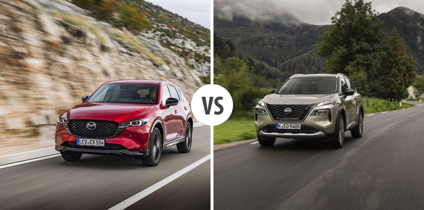 Mazda CX-5 VS Nissan X-TRAIL – Vergleiche Preise, Leistung, Kofferraum ...