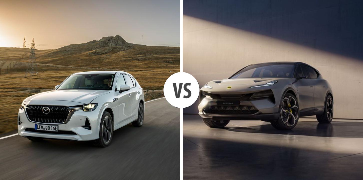 Mazda CX-60 VS Lotus Eletre – Vergleiche Preise, Leistung, Kofferraum ...