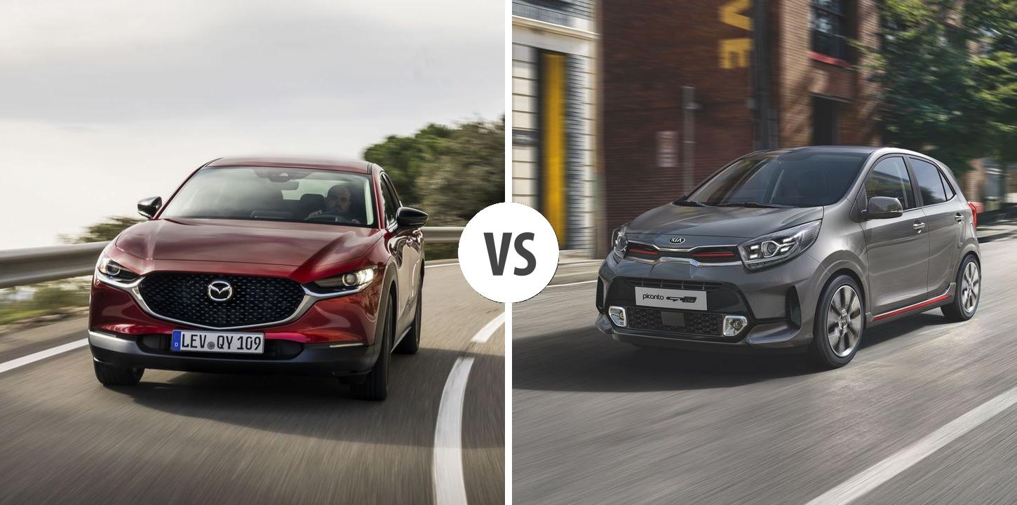 Mazda MX-30 VS KIA Picanto – Vergleiche Preise, Leistung, Kofferraum ...