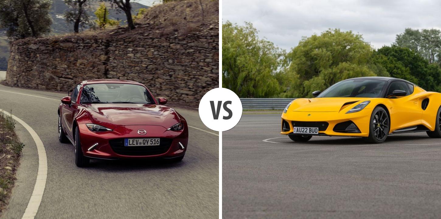 Mazda MX-5 RF VS Lotus Emira Autovergleich | AUTOGOTT.AT