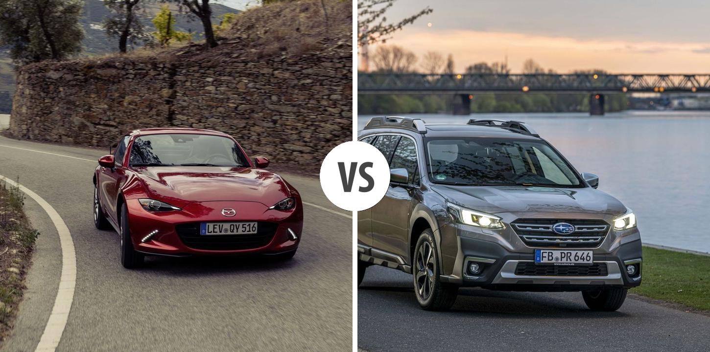 Mazda MX-5 RF VS Subaru Outback – Vergleiche Preise, Leistung ...