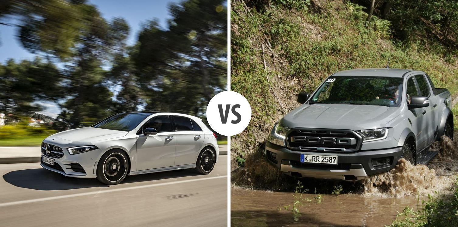 Mercedes A-Klasse VS Ford Ranger – Vergleiche Preise, Leistung ...