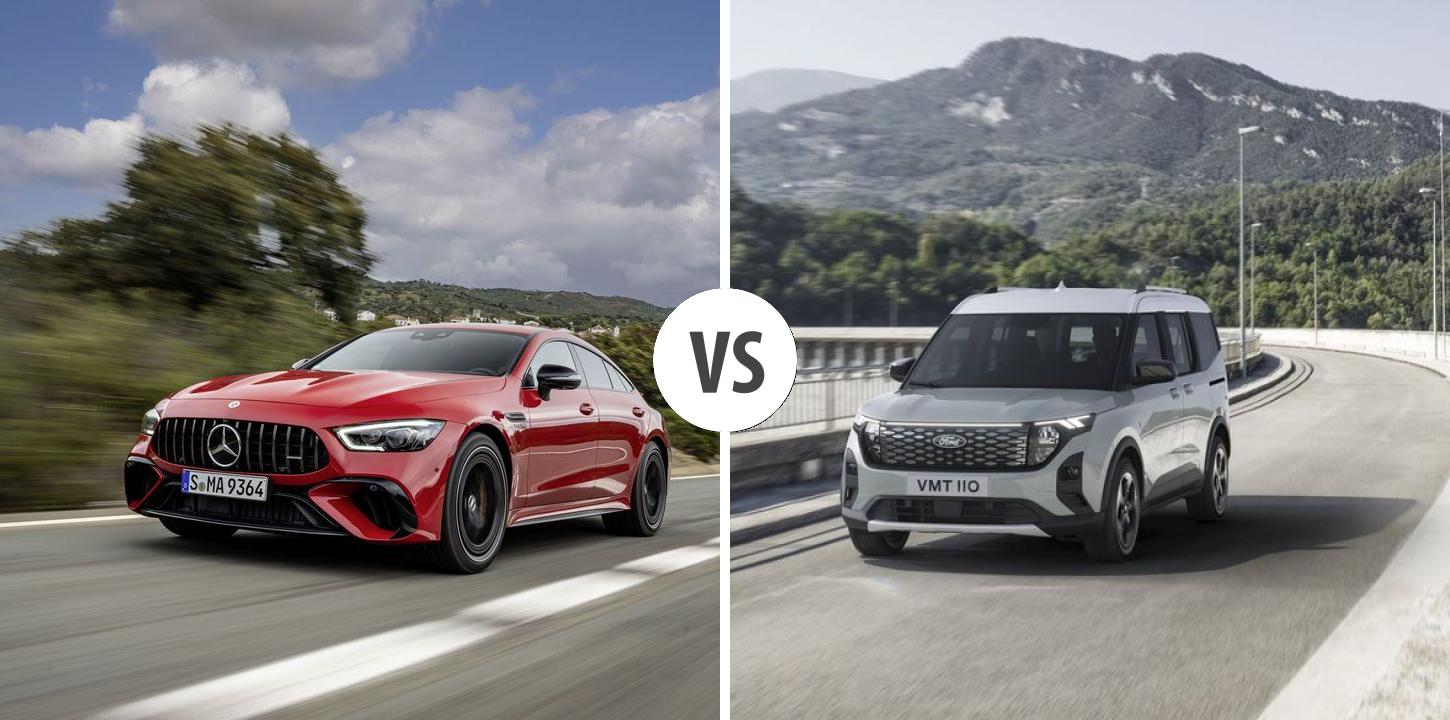 Mercedes AMG GT 4-Türer Coupé VS Ford Tourneo Courier – Vergleiche ...