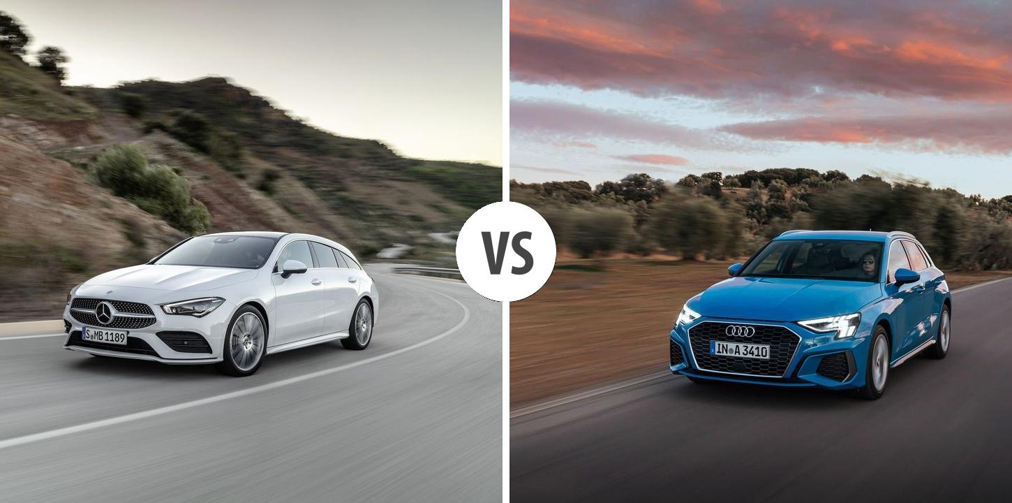 Mercedes CLA Shooting Brake (bis 2025) VS Audi A3 Sportback ...