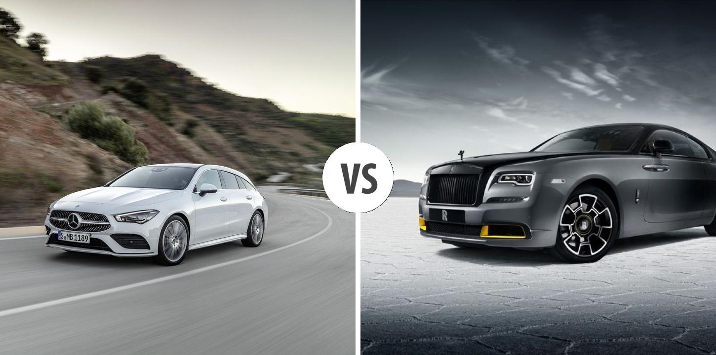 Mercedes CLA Shooting Brake VS Rolls-Royce Wraith (bis 2025 ...