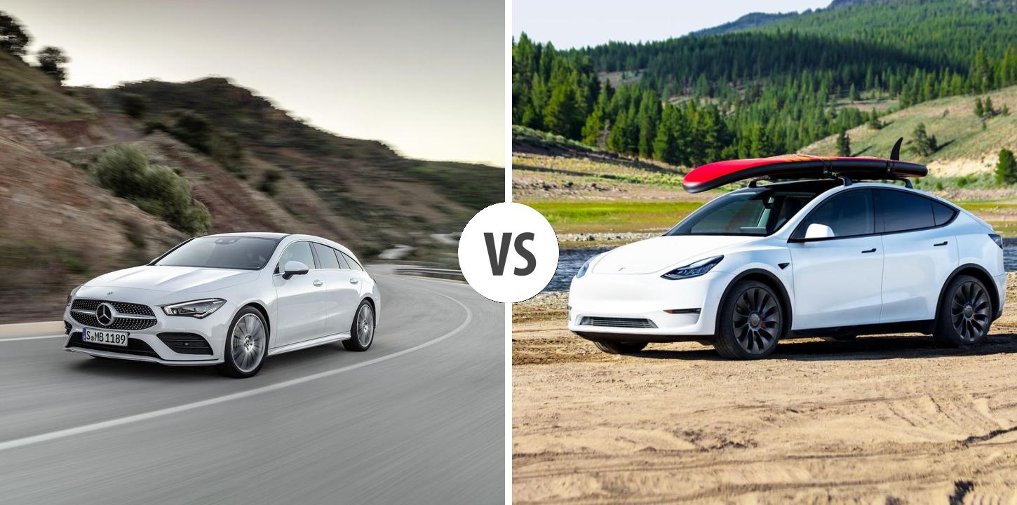 Mercedes CLA Shooting Brake VS TESLA Model Y – Vergleiche Preise ...