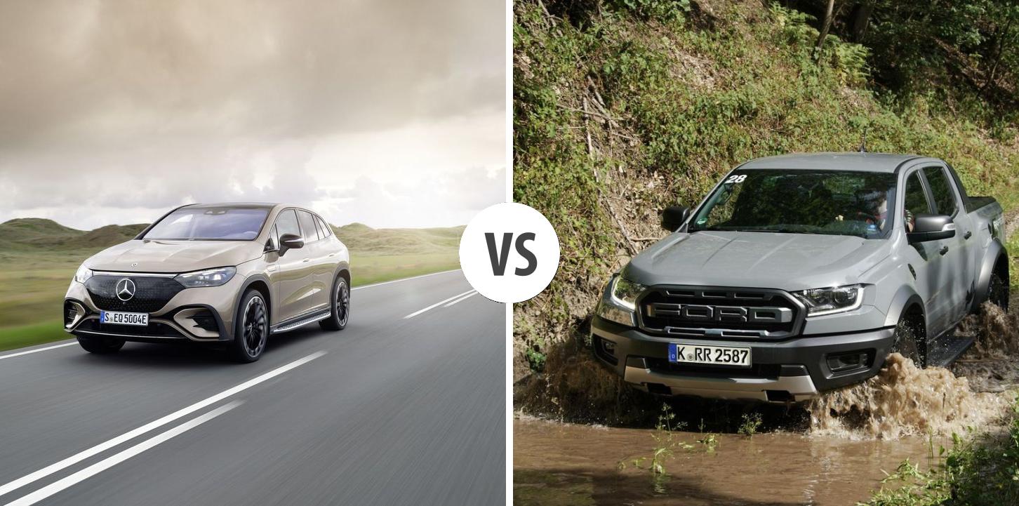 Mercedes EQE SUV VS Ford Ranger – Vergleiche Preise, Leistung ...