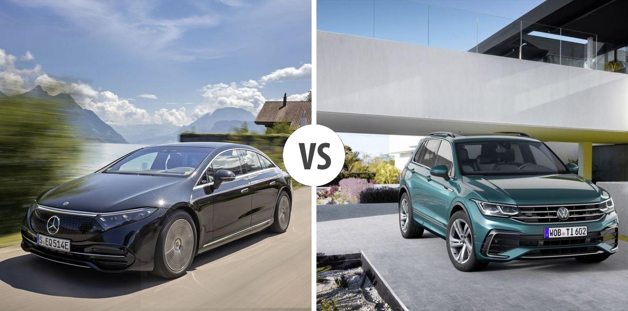 Mercedes EQS Limousine VS Volkswagen Tiguan – Vergleiche Preise ...