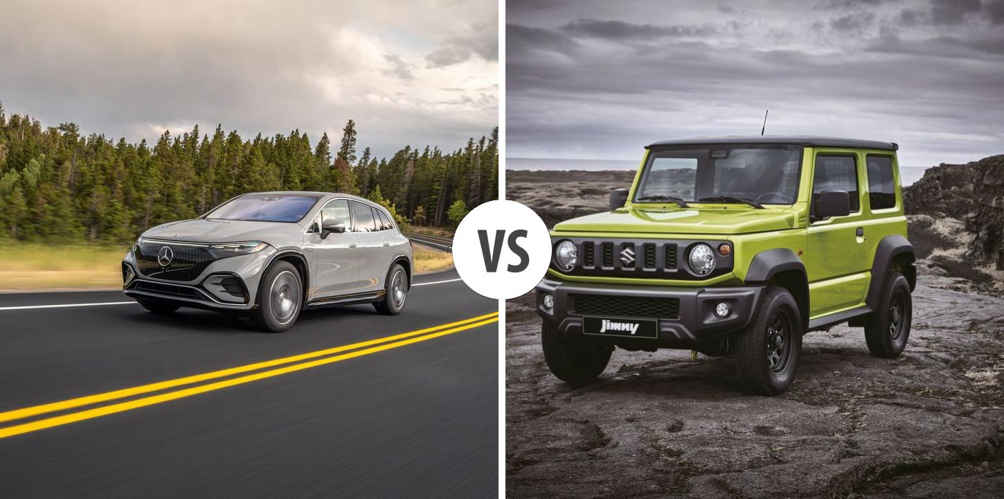 Mercedes EQS SUV VS Suzuki Jimny – Vergleiche Preise, Leistung ...
