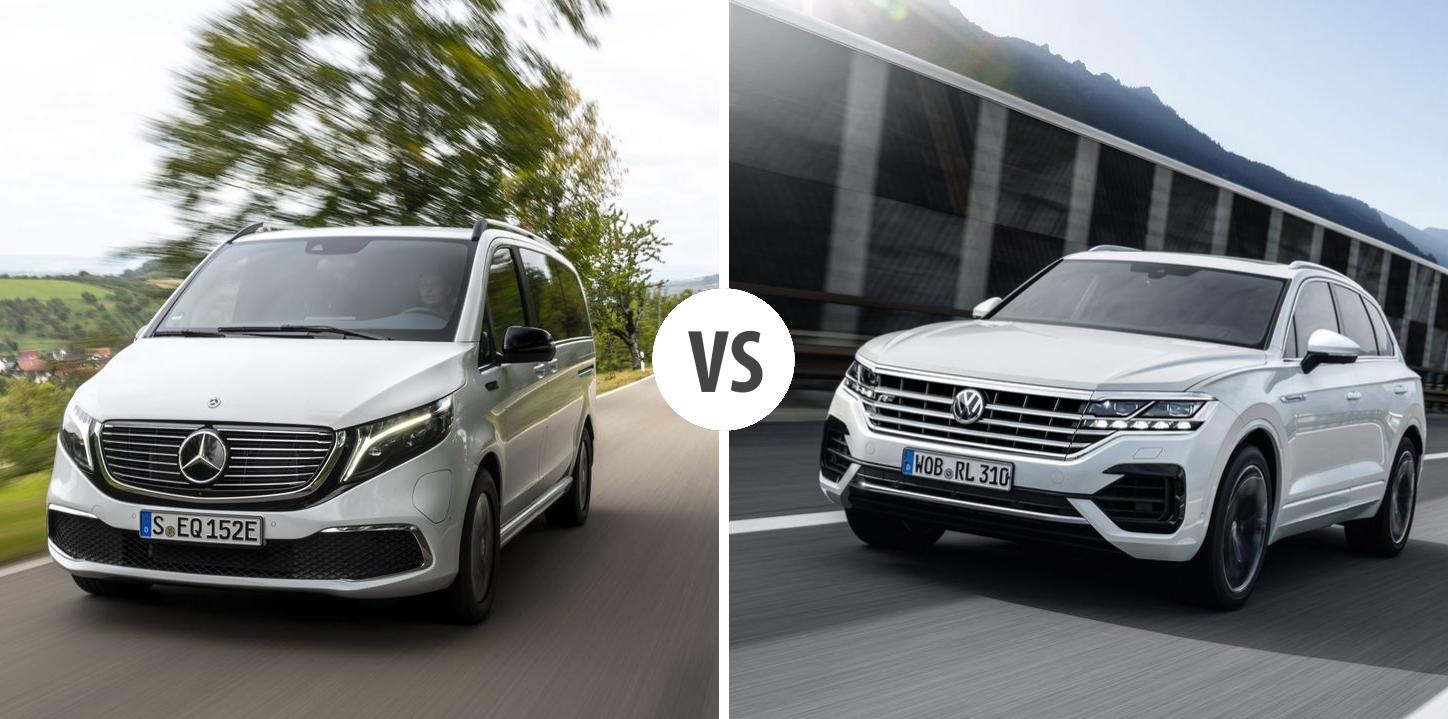 Mercedes EQV VS Volkswagen Touareg – Vergleiche Preise, Leistung ...